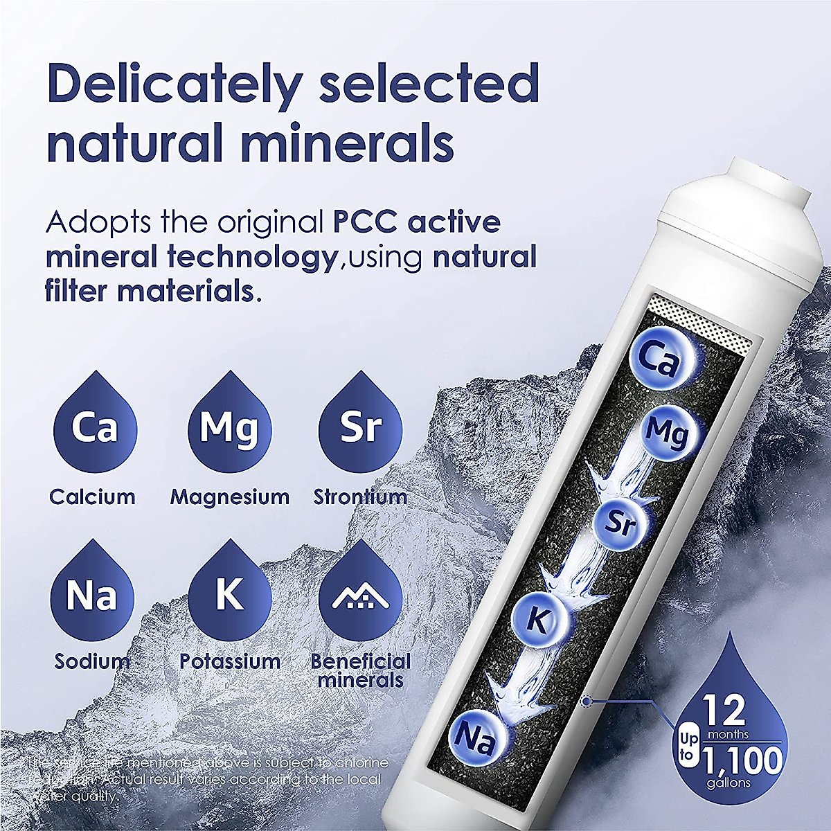 Waterdrop G3 Replacement Filter, Replacement for WD-G3-W Reverse Osmosis System, CF Filter + CB Filter + RO Filter + Mineral Filter, New Logo Design
