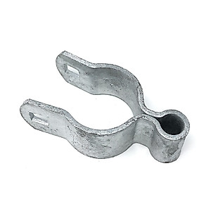 Chain Link Fence Gate Hinges (Pressed Steel) Heavy Duty 1-1/4" Width, 3/16" Gauge for O.D. 1-5/8" inch Post and 1/2" Pin
