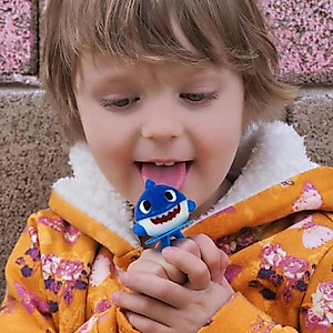 Imaginings 3 Baby Shark Lollipop Rings, Individually Wrapped Birthday Party Favors, Character Shaped Assorted Fruit Flavored Lollipops, Candy Goody Bag Fillers, 18 Rings