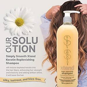 Simply Smooth Xtend Keratin Replenishing Shampoo, 33.8 oz