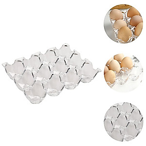 Hemoton 1pc Box Acrylic Egg Tray Kitchen Egg Holder Tray Eggs Storage Container Storage Drawers Egg Holder for Fridge Portable Refrigerator Egg Dispenser for Refrigerator Filler Household