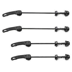 Rowiz 2 Pair Quick Release Bicycle Skewer, Road Mountain Bike Front and Rear Axle Hollow Shaft Set