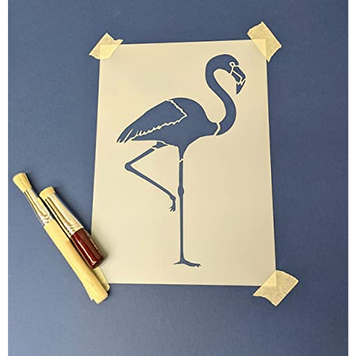 Dove Stencil - Holiday Decoration Stencil for Painting Christmas Cards Ornaments Winter Art DIY Art & Craft Reusable Sturdy Flexible Template 10 mil Plastic Mylar - The Artful Stencil