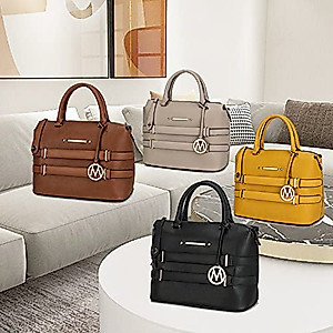 MKF Collection Satchel Bag For Women Top Handle Handbag Purse Black