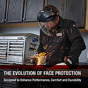 Lincoln Electric OMNIShield Professional Face Shield - High Density Clear Lens - Premium Headgear - K3750-1