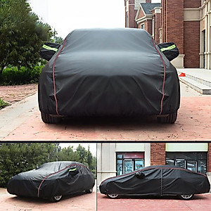 Car Cover Compatible with DS Automobiles DS 3 DS 4 DS 5 DS 7 DS 9, Outdoor Full Car Cover Breathable and Dustproof Windproof, Car Cover for Automobiles Protection Vehicle Cover Full Exterior Covers
