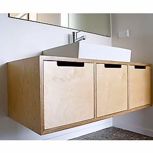 Edge Supply Birch Wood Veneer Sheet Rotary, 24" x 96", Peel and Stick, “A” Grade Veneer Face, Easy Application with 3M Self Adhesive Birch Wood Veneer Sheet, Veneer Sheets for Restoration of Furniture