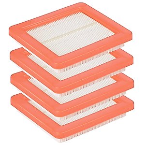 Emmawin 17211-Z8B-901 Air Filter, 4 Pack HRX217 Air Filter for Honda GCV160LA1 GCV190LA Engine Harmony II HRR216 HRR216K9VKAA HRS216 HRN216 Walk Behind Mower