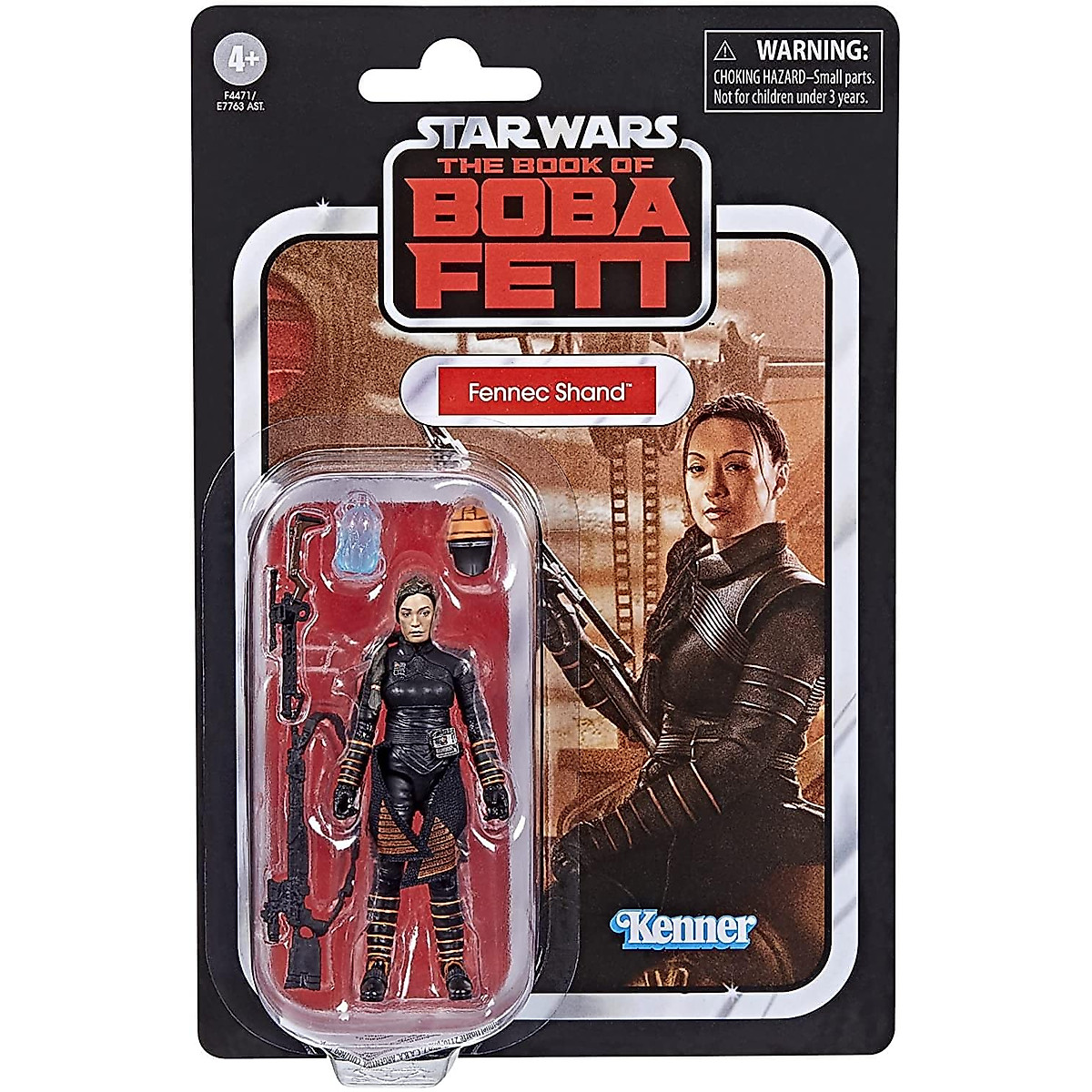 STAR WARS The Vintage Collection Fennec Shand Toy, 3.75-Inch-Scale The Book of Boba Fett Action Figure, Toys Kids Ages 4 and Up