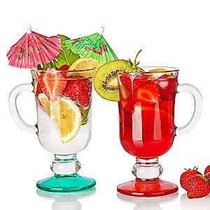 ALINK 144-Pack Cocktail Drink Umbrella Picks, Cupcake Toppers, Luau Parasols Toothpicks for Tropical Hawaiian Tiki Party Decorations
