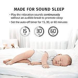 MyBaby SoundSpa White Noise Machine for Babies | 6 Soothing Lullabies for Newborns, Sound Therapy for Travel, Relaxing, Kids, Newborns, Baby Songs, Adjustable Volume, Auto-off Timer, By HoMedics