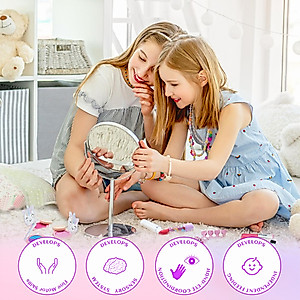 Kids Makeup Kit for Girl - Makeup Girl Toys,Little Girls Makeup Kit,Non-Toxic Toddlers Make Up,Kids Toys for Girls,Children Princess Play Makeup Set,Teen Christmas Birthday Gifts for 4-12 Year Old