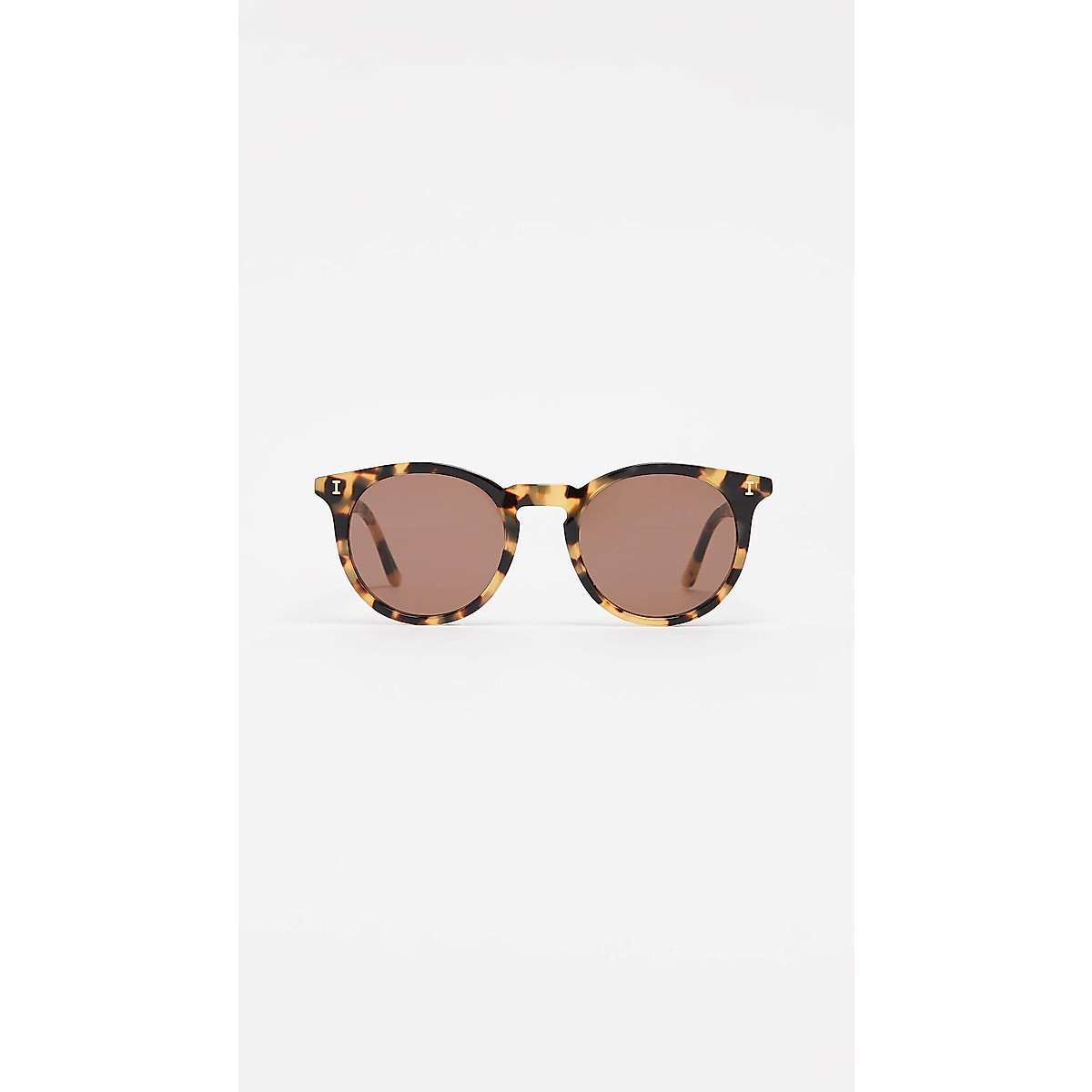 Illesteva Sterling Sunglasses, Tortoise with Brown, One Size
