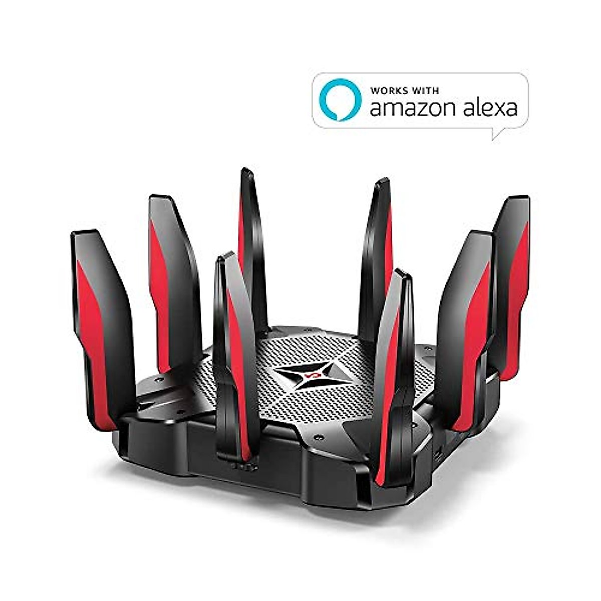 TP-Link AC5400 Tri Band WiFi Gaming Router(Archer C5400X) – MU-MIMO Wireless Router, 1.8GHz Quad-Core 64-bit CPU, Game First Priority, Link Aggregation, 16GB Storage, Airtime Fairness