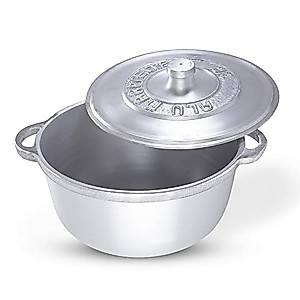 New Jamaican Caribbean Dutch Pots Casserole Oven Heavy Duty Dutchie - Diameter: 20 cm
