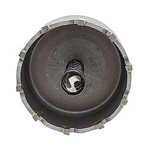 AUTOTOOLHOME 2 inch (50mm) Metal Steel Hole Saw Tooth Carbide Tip TCT Drill Bits Kit for Thick Metal Wood