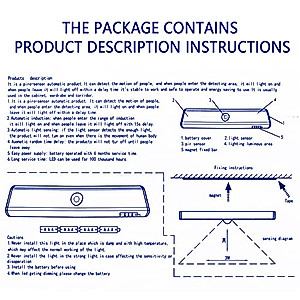IHOTDER 2PCS RV Motion Sensor Led Light Strip,Cold Light 10 LED Intelligent Magnetic Motion Sensor Light,Essential RV Accessories for Travel Trailers,Motorhome,Camper,Kitchen,Wardrobe