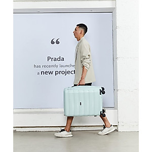 GinzaTravel 2 piece luggage set Anti-scratch PP Material Hardside uggage, Carry-On,20inch and 28inch Lightweight Spinner all size Expandable double seal Suitcase