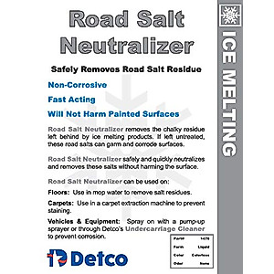 Road Salt Neutralizer -Neutralizes Salt's Corrosive Films, Paint Metal Protective & Road Film- 1 Gallon Makes 32 gallons