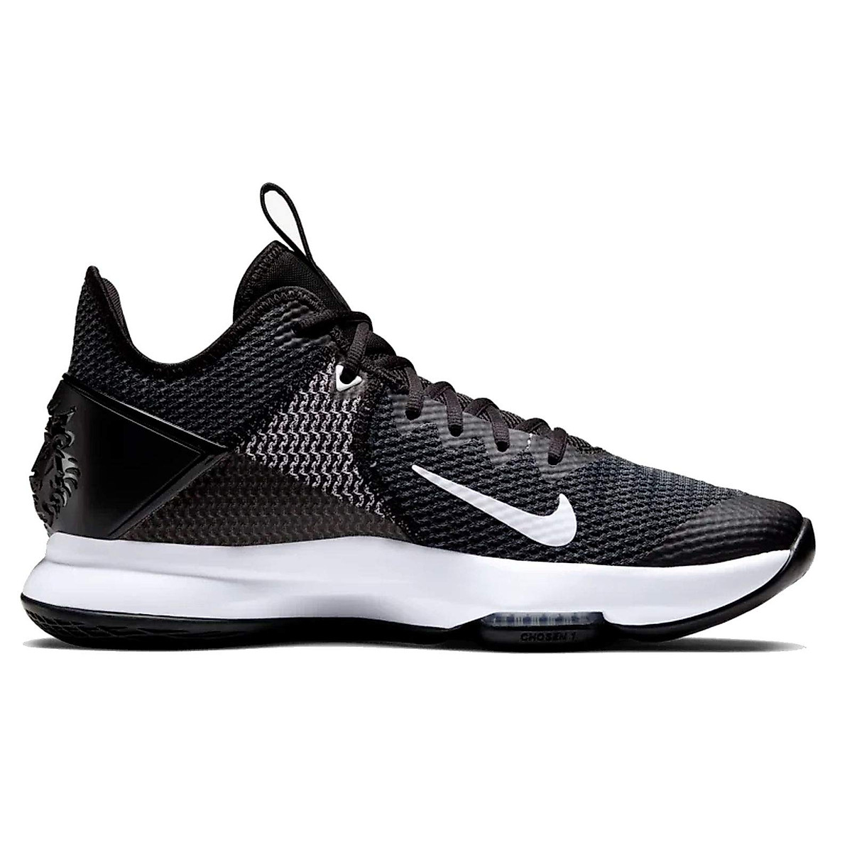 Nike Men's Basketball Shoes, Multicoloured Black White Iron Grey Pure Platinum 001, 9.5 UK