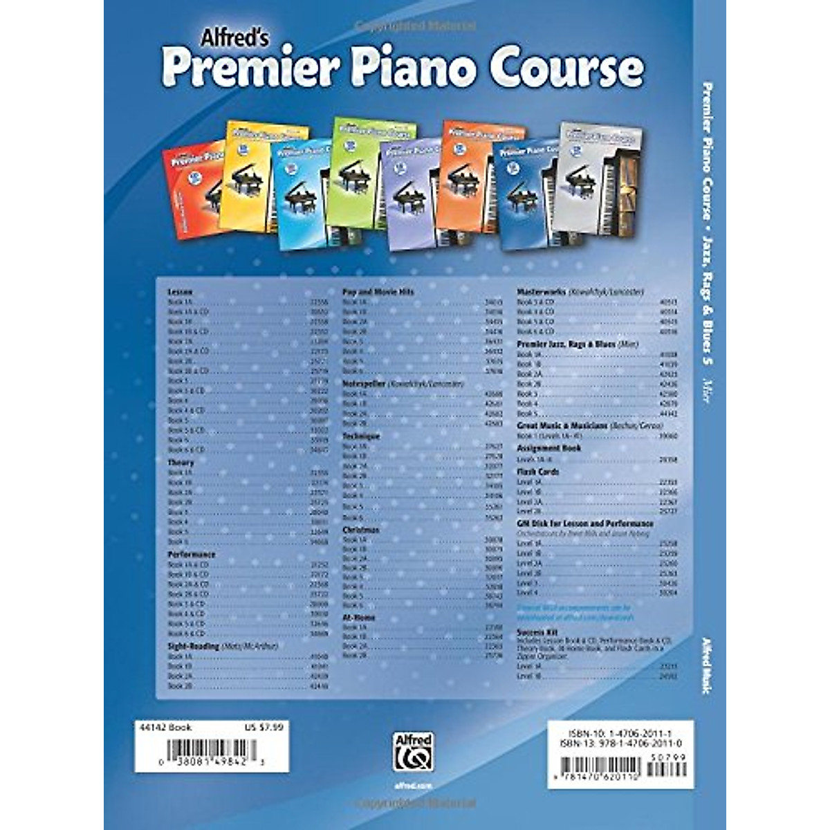 Premier Piano Course -- Jazz, Rags & Blues, Bk 5: All New Original Music (Premier Piano Course, Bk 5)
