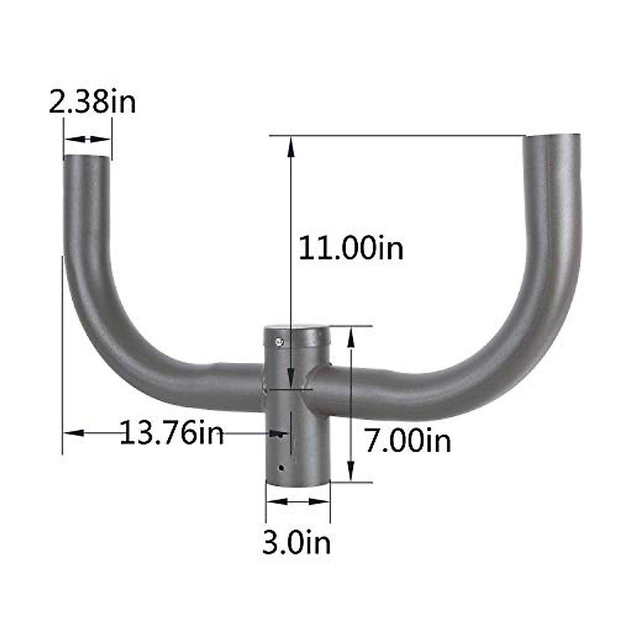 NEW SOONLED Bullhorn Bracket for 2 Lights In 2 3/8 Inch Slip Fitter For LED Street Light And Parking Lot Light