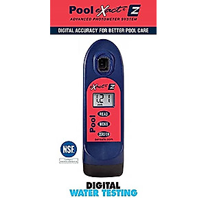 486201-K Exact® Pool EZ Photometer Starter Kit | 10 Parameters - F/C/T Chlorine, pH, Alkalinity, Calcium, Cyanuric, Copper, Salt, & Phosphate | 25 Tests Ea. w/o PO4, Cu, NaCl | NSF Certified