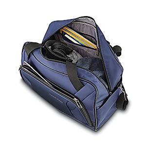 AMERICAN TOURISTER Zoom Softside Luggage with Spinner Wheels (Navy, Boarding Bag)