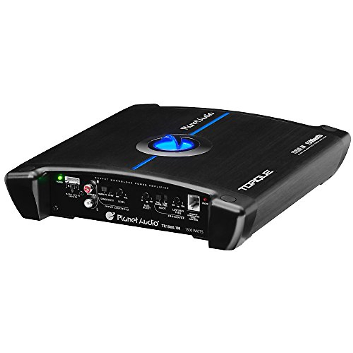 Planet Audio TR1500.1M Monoblock Car Amplifier - 1500 Watts, 2/4 Ohm Stable, Class A/B, Mosfet Power Supply, Great for Subwoofers