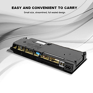 ASHATA Power Supply Unit for PS4 Slim 2200,Replacement -160FR Power Supply Unit Game Console Power Adapter for PS4 Slim 2200 Model(Black)