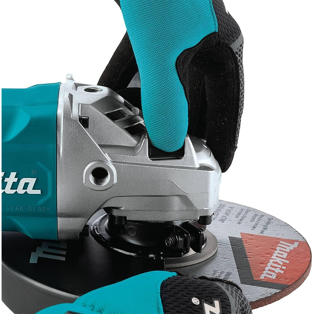 Makita GA9081 9" Angle Grinder, with Lock-On Switch