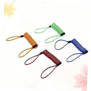 INOOMP Spring Tool Wire Rope Lock Padlock 1.2m Bike Lock Tool Anti- Rope Lock Lengthen