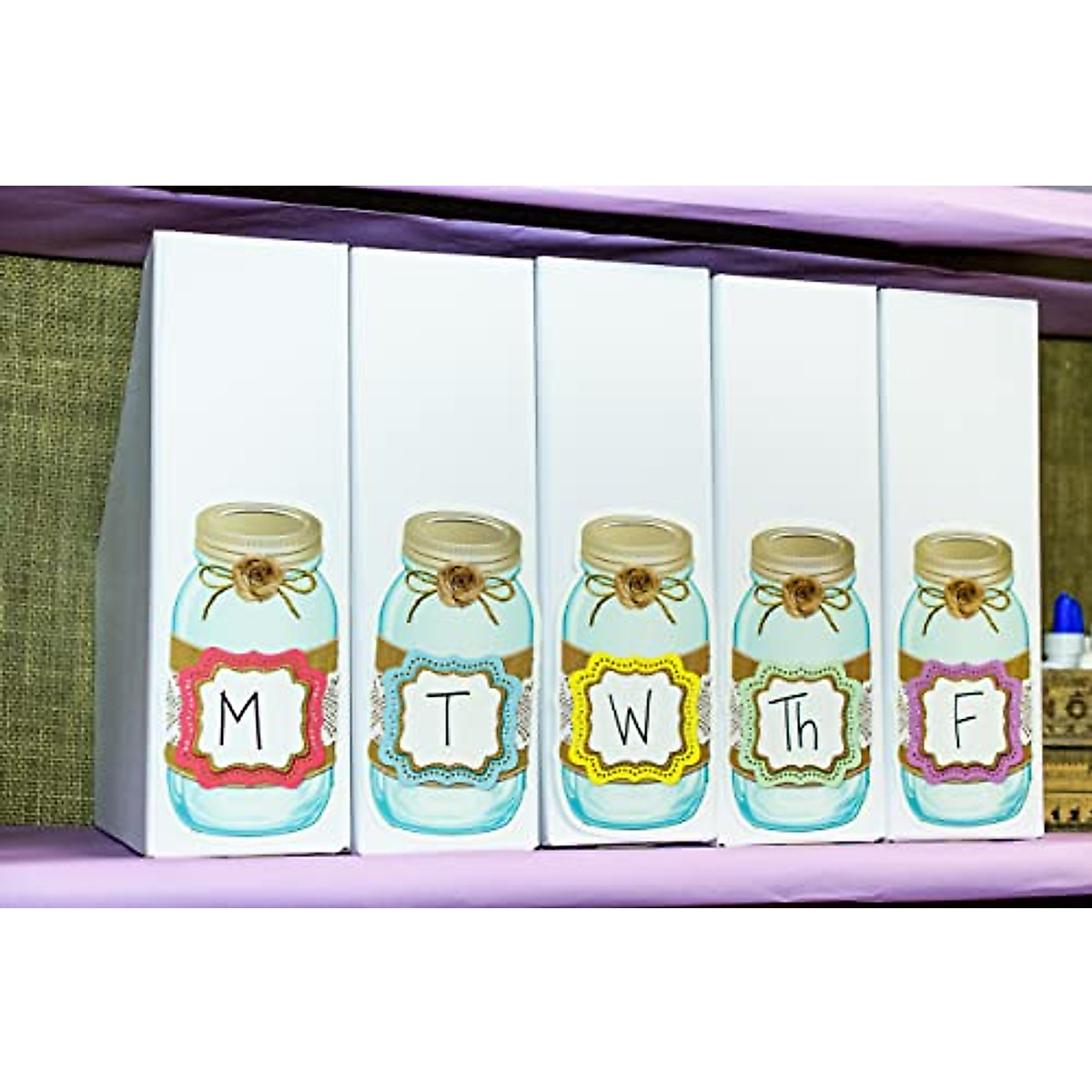 Teacher Created Resources Shabby Chic Mason Jars Accents (77191)