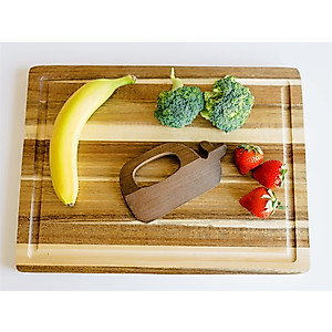 Talavou Montessori Wooden Knife for Kids, Toddlers – Kid Safe, Ergonomic, Whale Toddler Knife for Ages 2 & Up – Real Cooking Utensils & Kitchen Tools Foster Autonomy & Dexterity, 6.3x3.5x0.6 In.