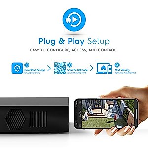 Amcrest NV4108-A2 4K 8CH NVR (1080p/3MP/4MP/5MP/8MP) POE Network Video Recorder - Supports up to 8 x 8MP/4K IP Cameras, 8-Channel, Supports up to 10TB Hard Drive (No Built-in WiFi)