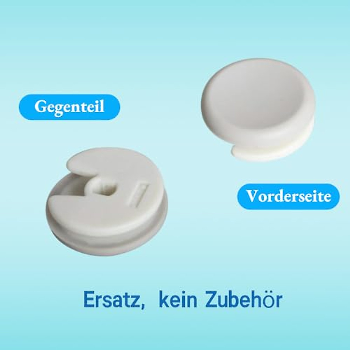 Timorn Analog Stick Cap Replacement (White, Plastic) for 3DS, 3DS LL, 3DS XL, New 3DS Controllers