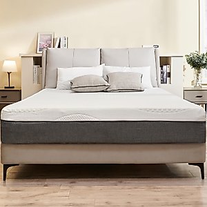 BDEUS 8 inch Gel Memory Foam Mattress for Cooling Sleep Pressure Relief Medium Firm Bed Mattresses CertiPUR-US Certified