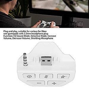 HeadsetAdapter, Detective Mode White Decrease Volume Sound Enhancer Stereo for Wireless Controller