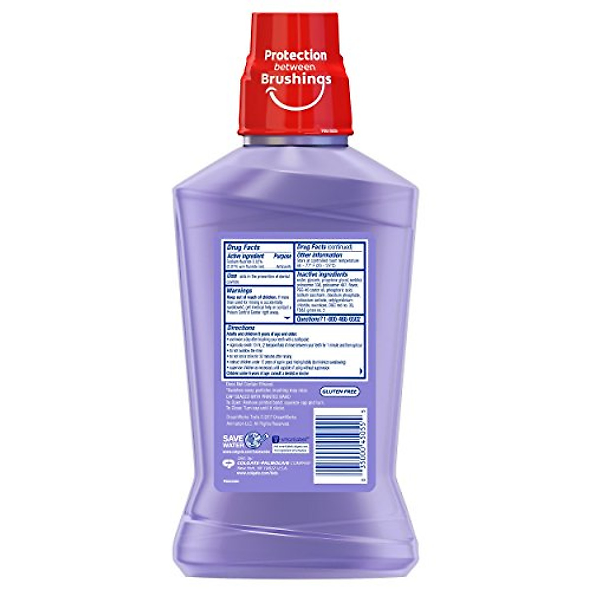 Colgate Kids Anticavity Mouthwash, Trolls, Bubble Fruit for Ages 6 and older - 500 mL, 16.9 fluid ounce (6 Pack)