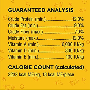 PEDIGREE MARROBONE Toy/Small Dog Treats Real Beef Flavor Crunchy Dog Biscuit, 15 oz. 8 Pack