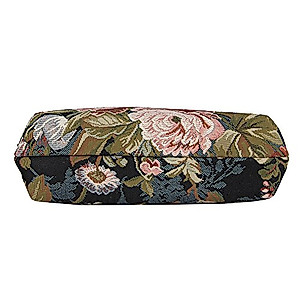 Signare Tapestry Women Mini Satchel Cross-body Bag with Peony Flower (XB02-PEO)