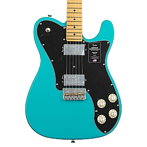 Fender American Professional II Telecaster Deluxe - Miami Blue with Maple Fingerboard