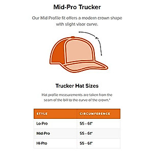 SITKA Gear Men's Icon Mid Profile Trucker Cap, Sitka Black/Timber, OSFA