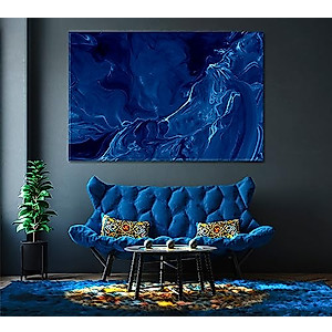 Abstract Ocean Canvas Print 1 Panel / 36x24 inches