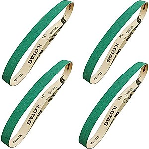 Sackorange 1" x 30" Higher Hardness Zirconia Sanding Belts -12 Pack of 40 60 80 and 120 Grits, Metal Grinding Sandpaper Belt for Metal, Wood, Cars, Furniture, Stainless Steel (1 X 30 Inch)