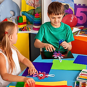 Sumind 24 Sets Valentine's Day Craft Kits for Kids, DIY Craft Ornament Valentine Class Game Activities Paper Craft Hanging Ornament for Valentines Day Decorations