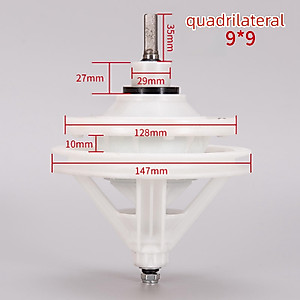 Square Shaft Height 35mm Universal Washer Gearbox Square Shaft Height 35mm Washer Reducing Wheel Home Washer Repair Parts Washer Reducing Wheel Center Wheel Assembly