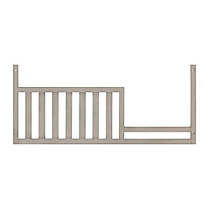 Soho Baby 43095210 Hampton Crib to Toddler Bed Guard Rail Conversion Kit, Wire Brush Canyon Gray Finish, GreenGuard Gold Certified