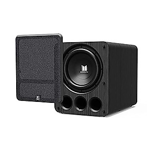 Monolith THX Ultra Certified 2000 Watt Powered Subwoofer - 13-Inch, Massive Output, Low Distortion, for Studio and Home Theater Systems, Black Ash Finish