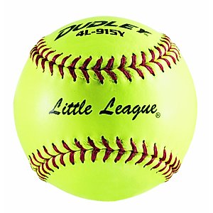 Dudley Little League SY Fast Pitch Synthetic Soft Ball (12-Inch) - Dozen